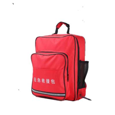 China Emergency First Aid Kit Survival Gear Kit Outdoor  Emergency Medical Fire Rescue Bag  Travel First Aid Kit for sale