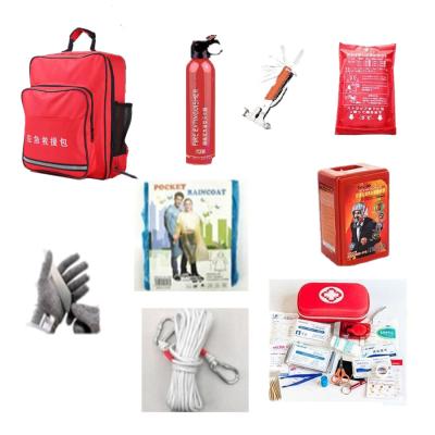 China Emergency First Aid Kit Survival Gear Kit Outdoor  Emergency Medical Fire Rescue Bag  Travel First Aid Kit for sale