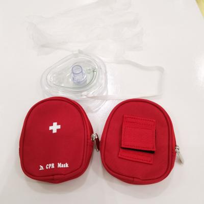 China Factory wholesale one way valve for pocket or key chain shield disposable breathing keychains cpr face mask for sale