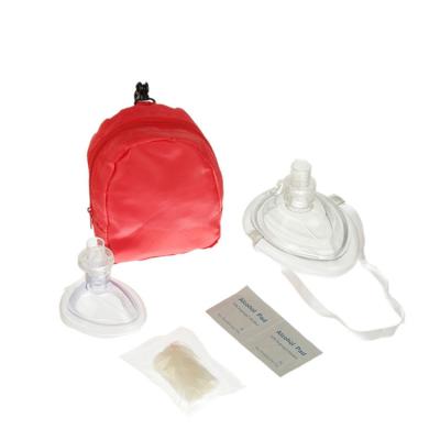 China Wholesale Custom Logo Emergency Rescue CPR Mask Kit Portable Survival CPR Mask Kit for sale