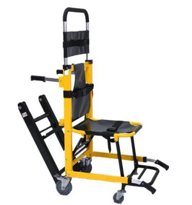 China Safety Stair stretcher with four wheels easy to carry folding stretcher for hospital or personal foldable stretcher for sale