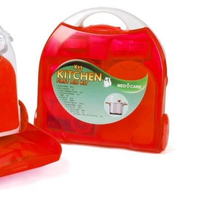 China Home emergency first aid kit portable mini kitchen aid kit for emergency with hard case for sale