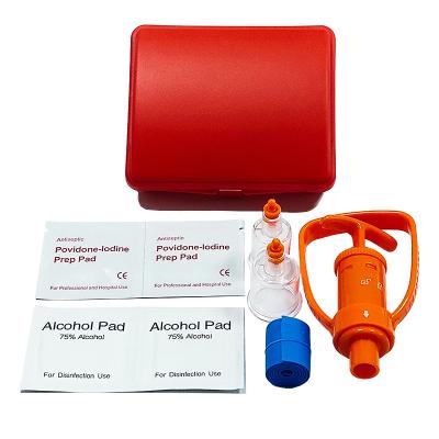 China 152x58x26mm Venom Extractor Kit for Snake Bee Bites First Aid for sale
