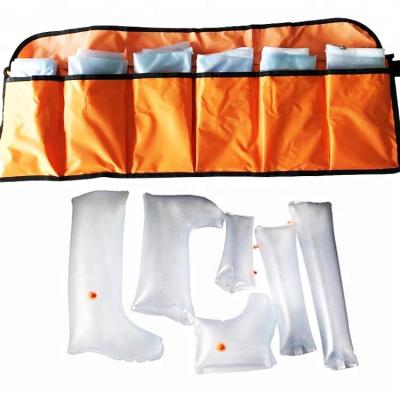 China PVC Inflatable First Aid Air Splints 6-Piece Set for Travel Emergency for sale