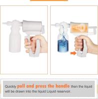China Portable Hand Help Suction Pump Suction Device Sputum Suction Machine for sale