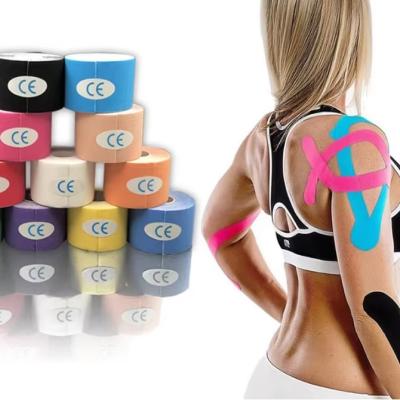 China 5cm x 5M Elastic Kinesiology Tape 97% Cotton Therapy Sport Tape for sale