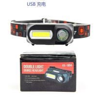 China Outdoor Emergency Flashlight with Battery USB Charging Headlight for sale