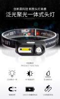 China Outdoor Emergency Flashlight with Battery USB Charging Headlight for sale