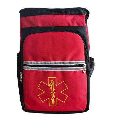 China Wholesale Large Capacity Breathable First Aid Backpack for Firefighting Equipment Emergency Medical Bag for sale