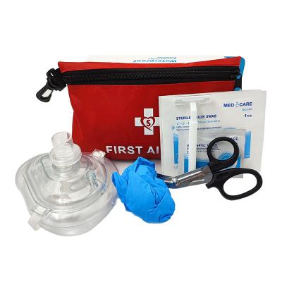 China Outdoor Home Emergency First Aid Kit with Anti-Suffocation Mask and CPR Equipment - 1 Year Warranty for sale