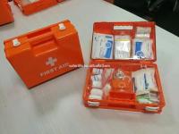 China Large Wall Mounted ABS Plastic First Aid Kit Box With Accessories for sale