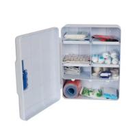 China Plastic First Aid Kit Box Cabinet Large Wall Mounted Storage Case With Lock for sale