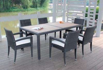 China Outdoor furniture wicker dinning table--9071 for sale