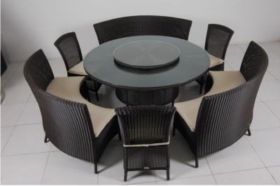 China outdoor rattan round garden dinning furniture--16028 for sale