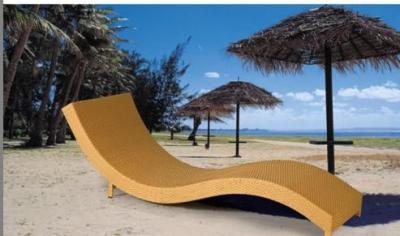 China Outdoor rattan chaise lounge chair-16071 for sale