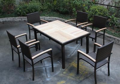 China outdoor garden teak dining furniture-16214 for sale