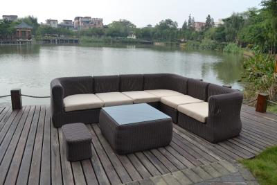 Poolside wicker sofa furniture-9078