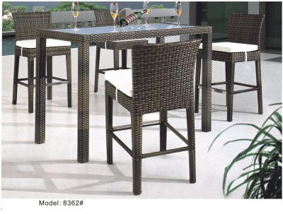 Outdoor rattan wine bar set-8362