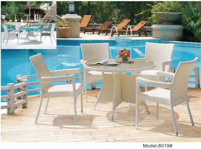 China 5-piece  rattan outdoor dining set -8019 for sale