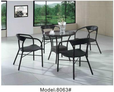 5pcs restaurant dining chairs with table-8063