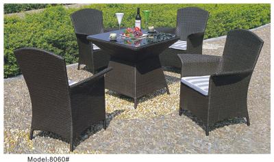 High back outdoor dining chair-8060