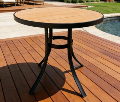 China All Weather Portable Outdoor Coffee Table Foldable Design UV-Resistant Durable Stackable for Hotel Park Courtyard Balcony Dining for sale