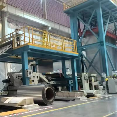 China Elektrische/gasverwarming Koudgewalste, gekleurde productielijn voor aluminium/staal Te koop