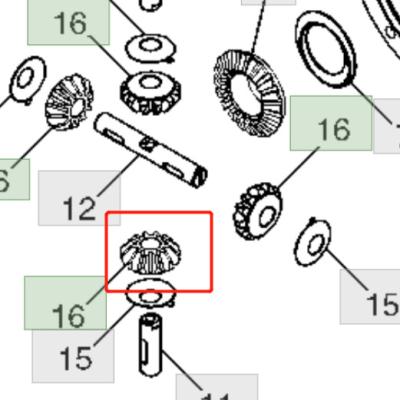 China L113016 GEAR fits for JD tractor  Models: 6403 6603 . for sale