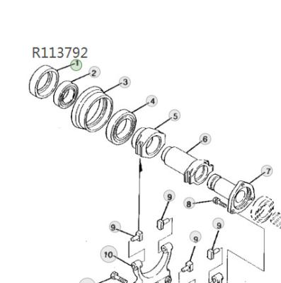 China Für JD-Ersatzteile R113792 Ausrüstungsguss für JD-Traktor zu verkaufen