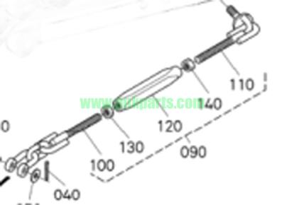 China 3C909-91100 Peças de tractores Kubota à venda