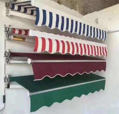 China PU Coated Sail Finishing Fully Open Type Sunshade Awning KD with Aluminum Frame for sale