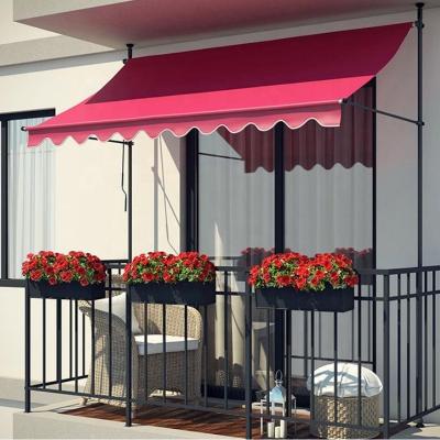 Chine Parvis extérieur, terrasse de jardin, ombre solaire, balcon, auvent rétractable, 2*1,2 m, en acier à vendre