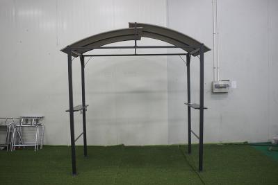 Cina PA rivestito vela finitura metallo tendaggio baldacchino tutto il tempo ombra solare rifugio per barbecue padiglione in vendita