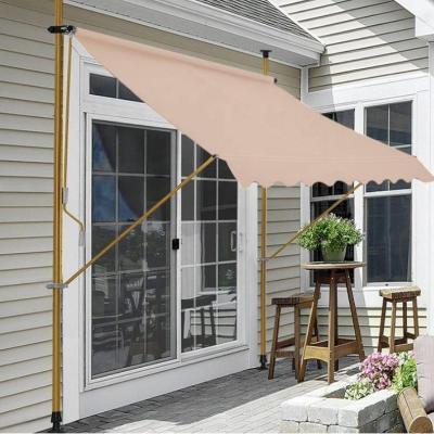 Chine Couverture extérieure de patio, couverture de jardin, ombre solaire, balcon, auvent rétractable, 3,5*1,2 m, alliage d'aluminium à vendre