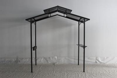 Cina Hard Top BBQ PC Board Grill Gazebo Cornice metallica per giardino esterno Parco patio Barbecue in vendita