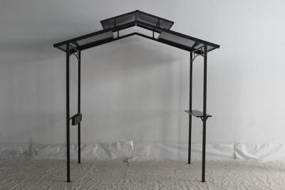 Cina Hard Top BBQ PC Board Grill Gazebo Cornice metallica per giardino esterno Parco patio Barbecue in vendita