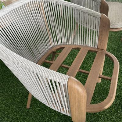 Cina Mobili da giardino per l'aria aperta Set divano in rattan in alluminio Set divano per il tempo libero Tavolo da tè Set da cena in vendita