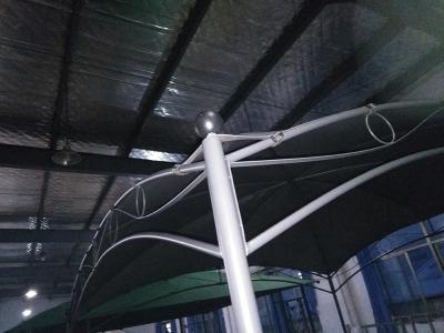 Κίνα Εξωτερική αυλή Carport με ατσάλινο πλαίσιο 3 * 3M ηλιακή σκιά κήπος λευκή γάμος κάλυψη στέγη προς πώληση