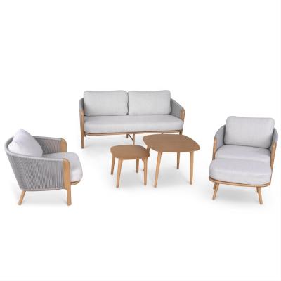 Alluminio telaio tavolo di lusso set Bistro per mobili da giardino per esterni colore personalizzato