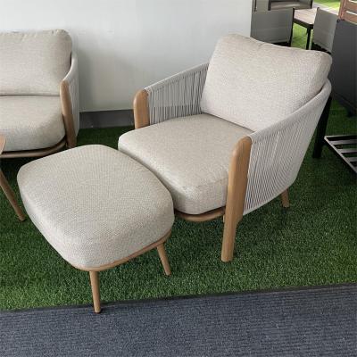 Cina Alluminio telaio tavolo di lusso set Bistro per mobili da giardino per esterni colore personalizzato in vendita