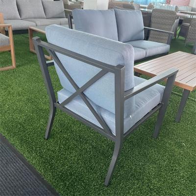 Cina Dispositivi di giardino per esterni di colore personalizzabile Divano in rattan in alluminio in vendita