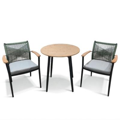 Cina Divano di rattan in alluminio Set mobili da giardino all'aperto con tavolino di lusso e imballaggio postale in vendita