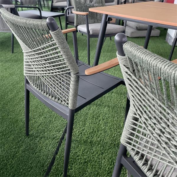 Quality Aluminum Rattan Sofa Set Outdoor Garden Furniture with Luxury Table and Mail for sale