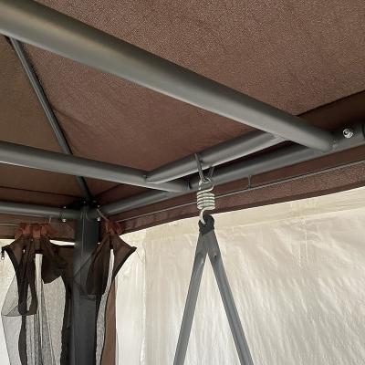 Cina Y Mail Packing Patio Canopy Swing Bed per il lusso Tempo libero Tenda mobili all'aperto in vendita
