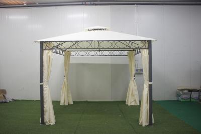 중국 PA 코팅 커버 3*3*2.8m 파빌리온과 함께 큰 야외 철조 정원 가구 판매용