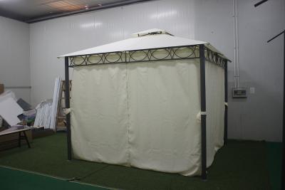 중국 PA 코팅 커버 3*3*2.8m 파빌리온과 함께 큰 야외 철조 정원 가구 판매용
