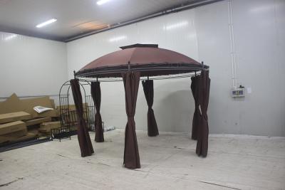 China Collapsible Frame Gazebo 3x3m Double Roof Tool Free Assembling for Durable Protection for sale