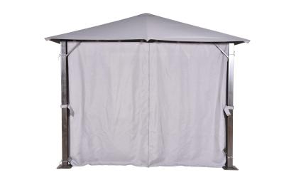 Cina Gazebo esterno in metallo per giardino con capo singolo dipinto a mano 3x3x2.57m Facile da assemblare in vendita