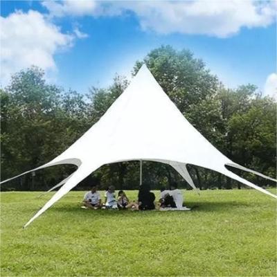 Cina Tenda di stelle esterna su misura rivestita in polvere per ombra di spiaggia Canopy del padiglione dei cieli in vendita