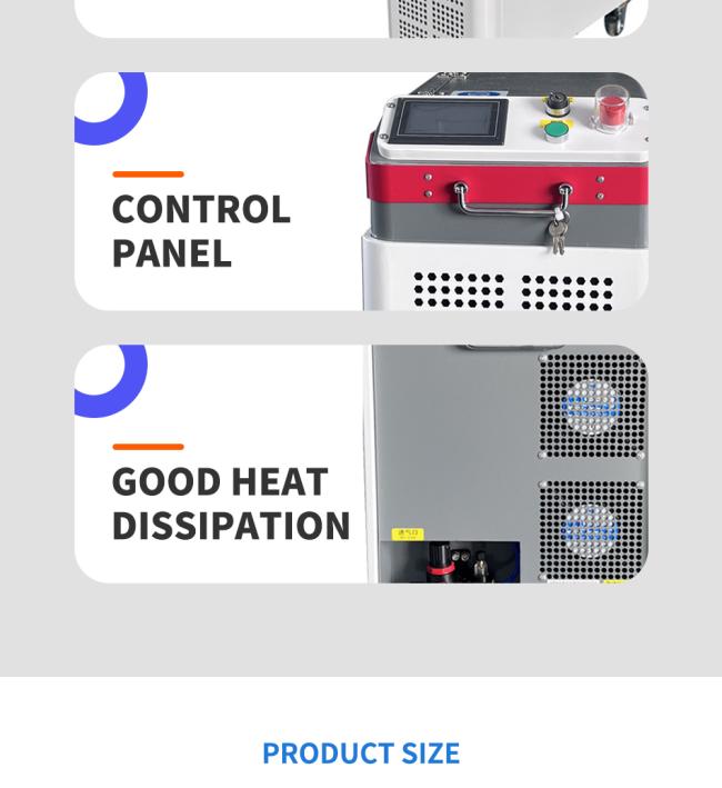 Multifunction 300w 1000w Fiber Metal Lazer Rust Remover Removal 500w Pulse Laser Cleaning Machine 2